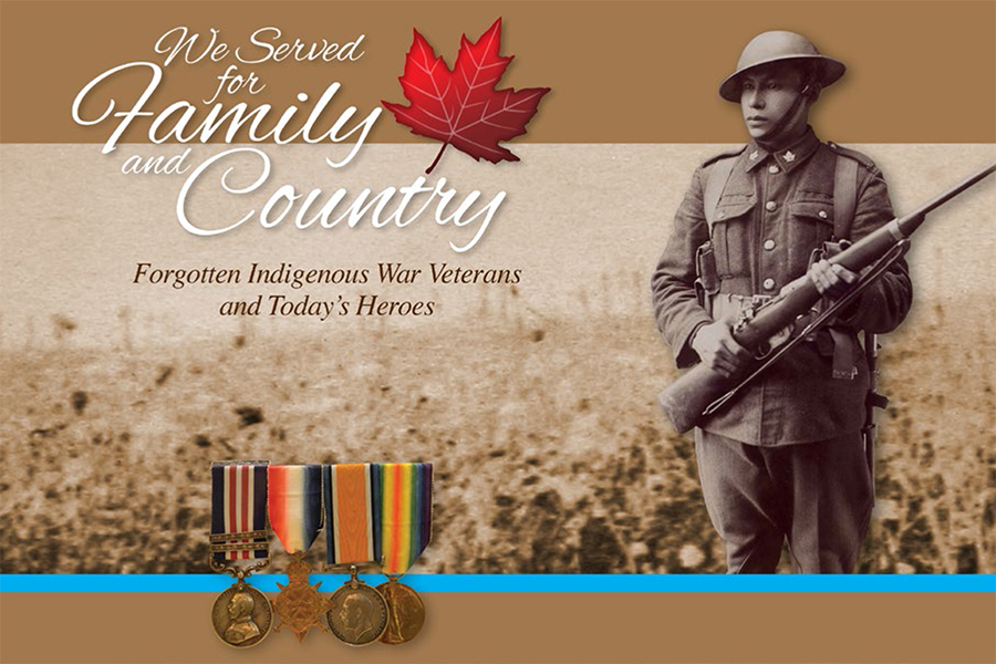 First nations soldiers - Chinese Canadian Military Museum Society